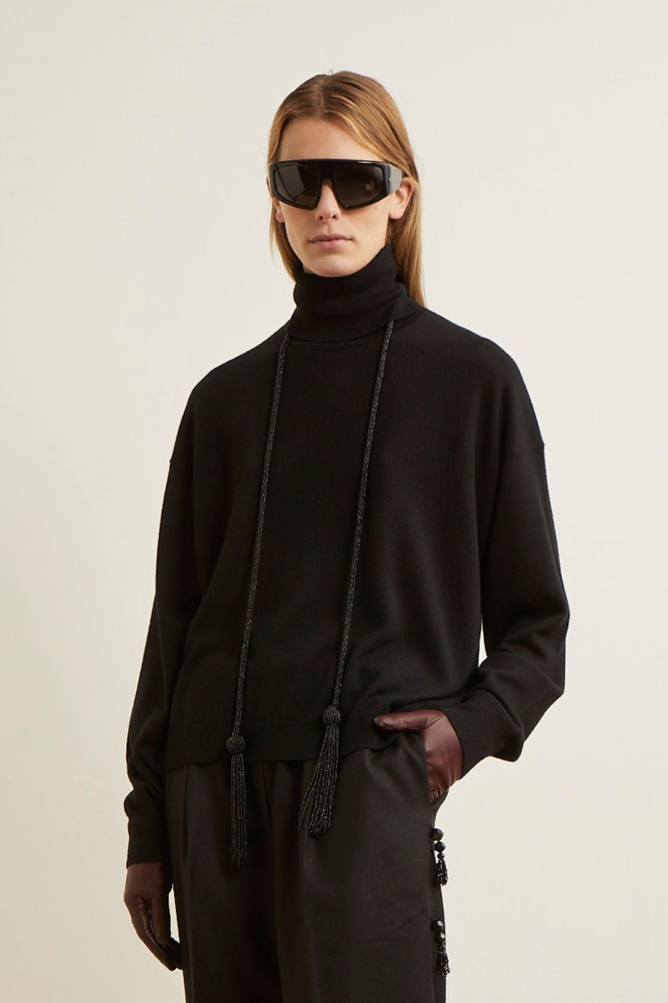 Black Sunset Sweater - Turtleneck - Laurence Bras