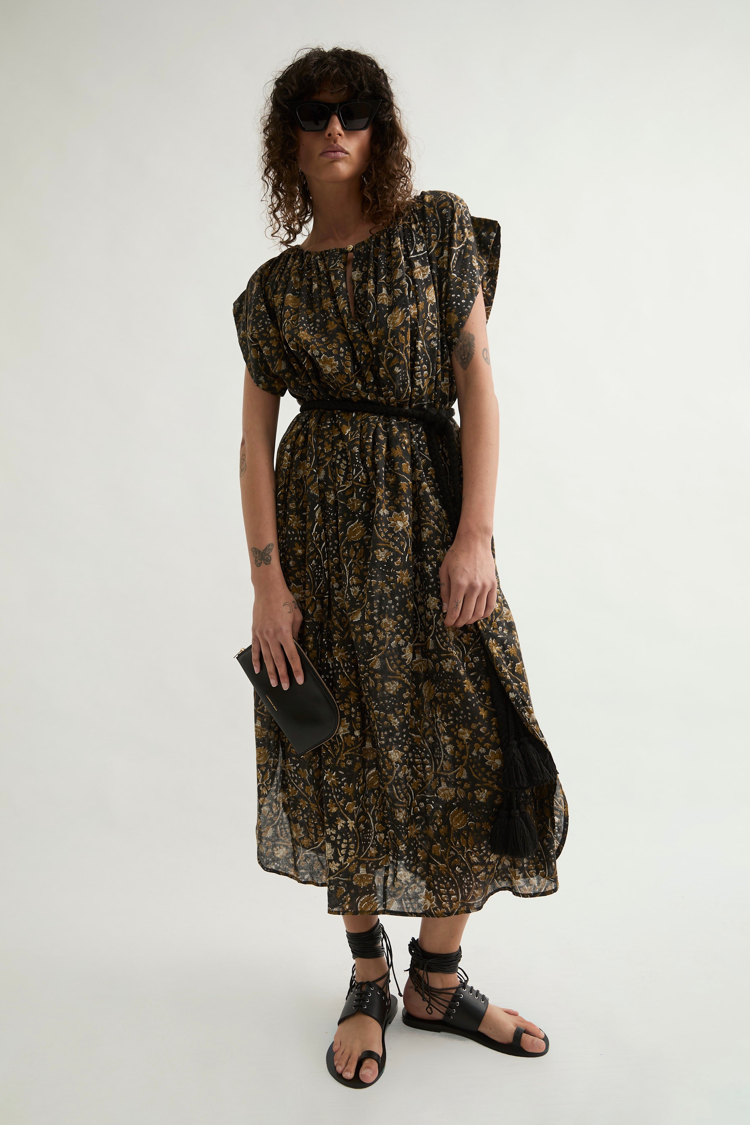 Grey Daff Blouse - Loose Fit - Laurence Bras