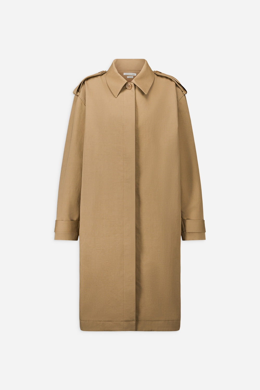 Bourrasque - Trench Camel en Coton et Laine - Laurence Bras